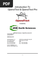 Introduction To OpendTect1 | PDF