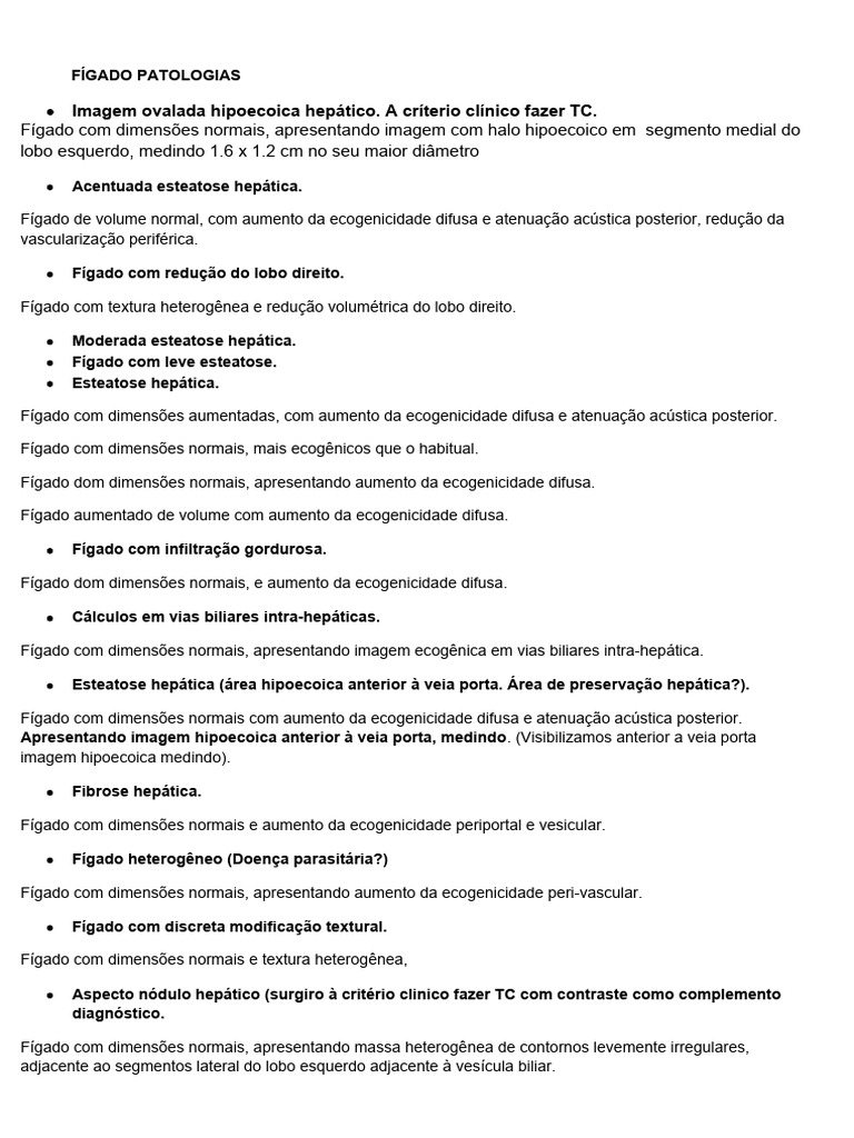 Fígado Patologias DR Dorgival | PDF | Fígado | Rim Fígado Patologias DR Dorgival | PDF | Fígado | Rim