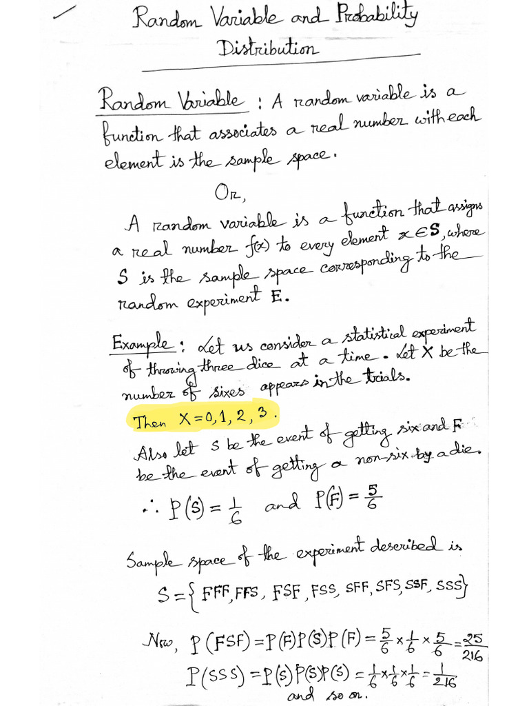 Probability Distribution Full | PDF