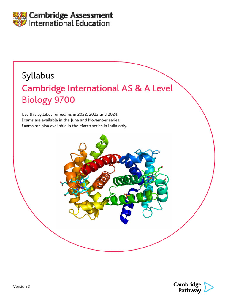 2022 2024 Syllabus - Removed | PDF | Cell Membrane | Mitosis
