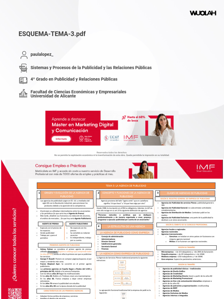 Esquema T3 y T4 | PDF | Publicidad | Business