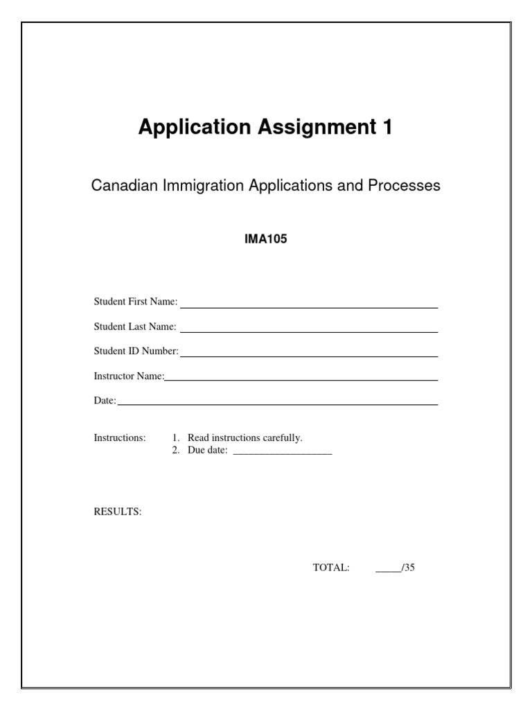 IMA105 v1-0 Application Assignment 1 2021-0708 | PDF