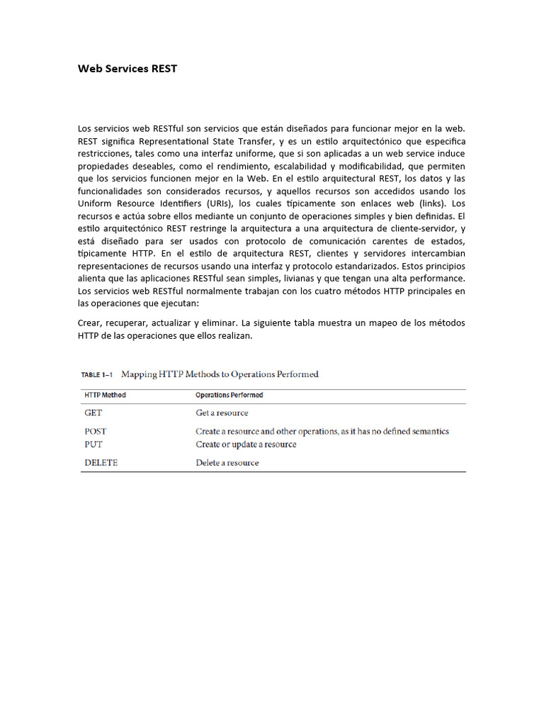 Traducido - Que Son Los WS REST - Sun) | PDF | Transferencia de estado ...