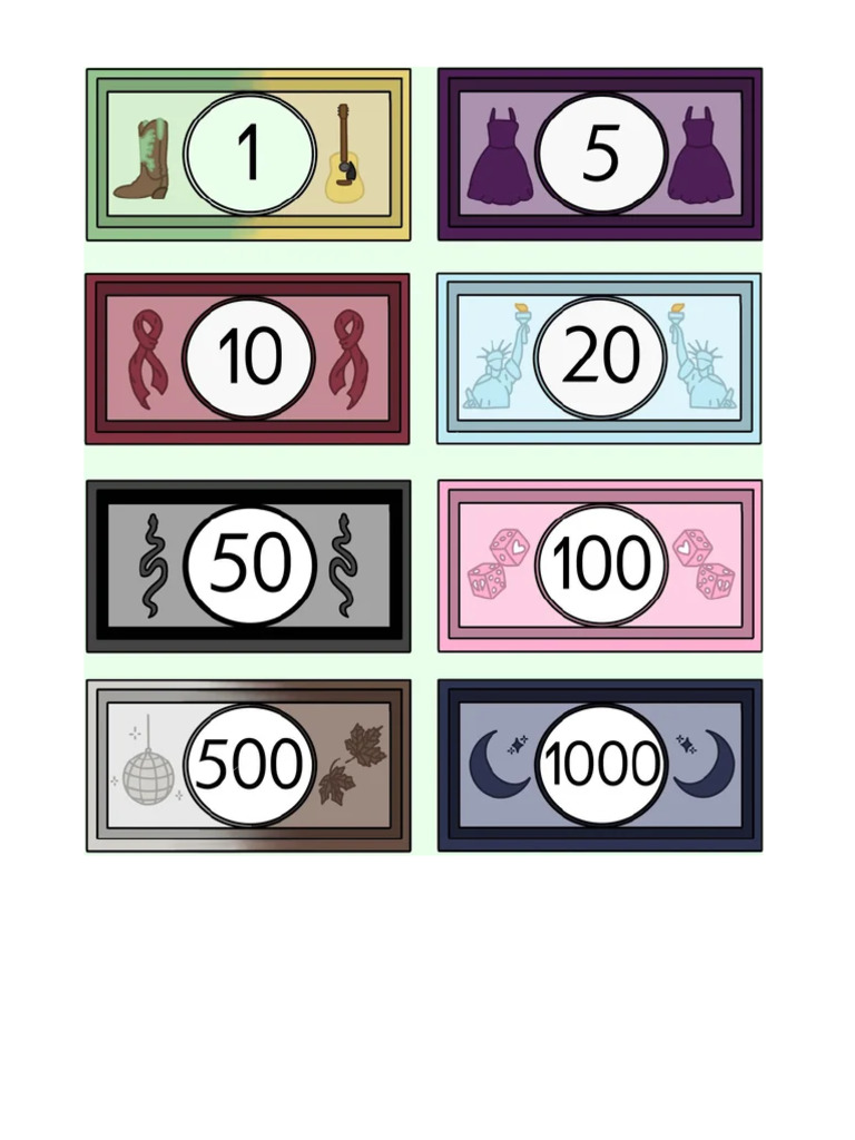 Taylor Swift Eras Monopoly | PDF