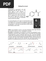 Acetaminophen Synthesis Process Explained | PDF | Acetic Acid | Organic ...