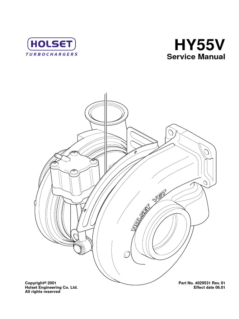 HY55V | Download Free PDF | Turbocharger | Rotating Machines