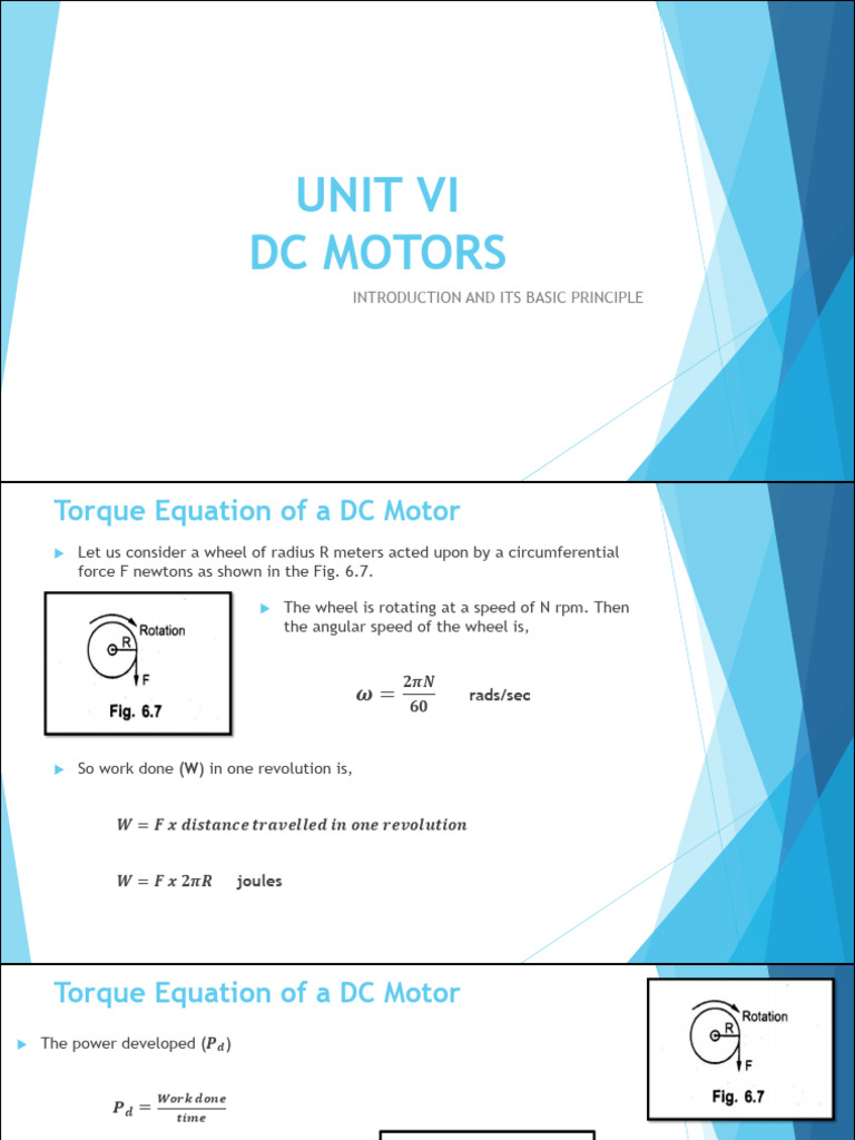 DC Motor Part 2 | PDF | Electric Motor | Torque