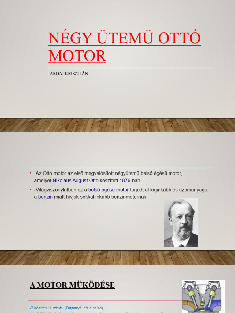 Négy Ütemü Ottó Motor | PDF