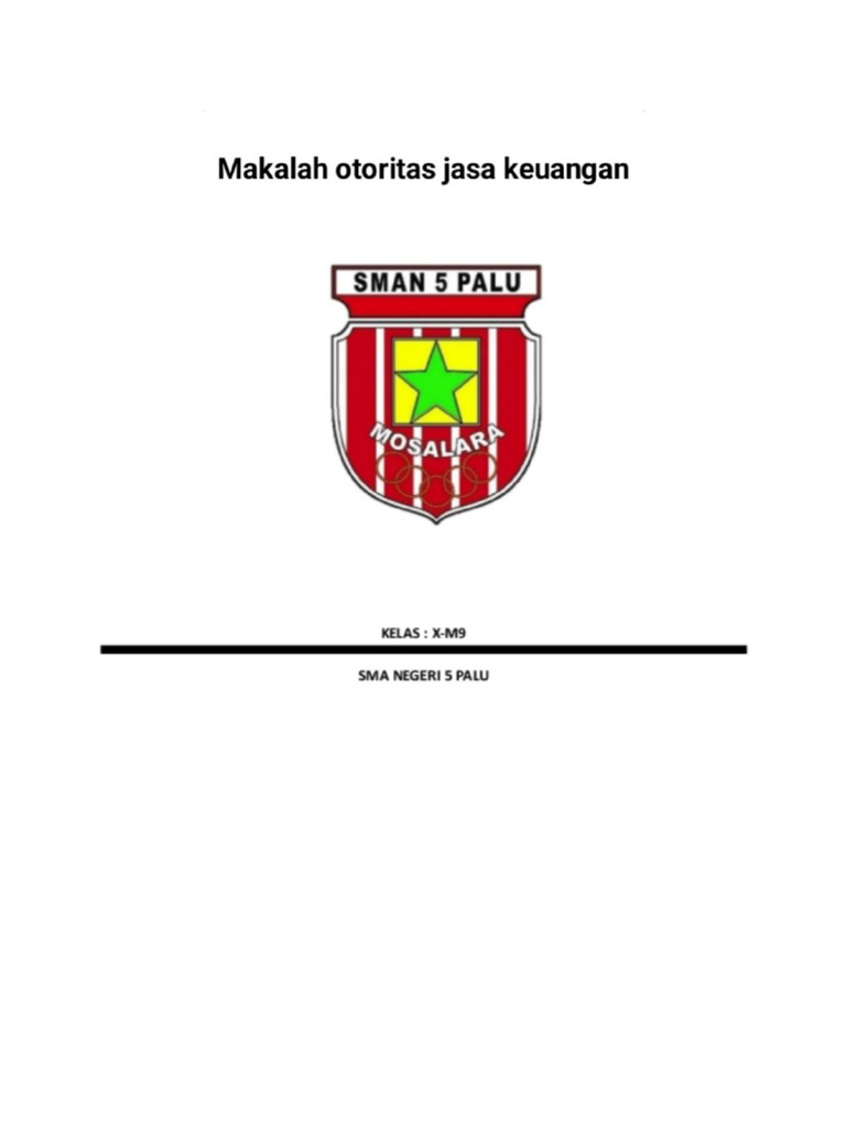 Makalah Otoritas Jasa Keuangan - Compressed | PDF
