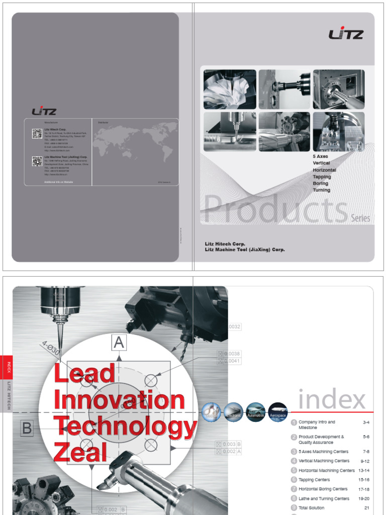 General Brochure LITZ | PDF | Drill | Machining