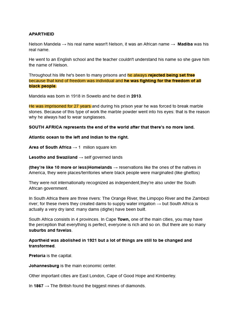 APARTHEID | PDF | Nelson Mandela | Apartheid