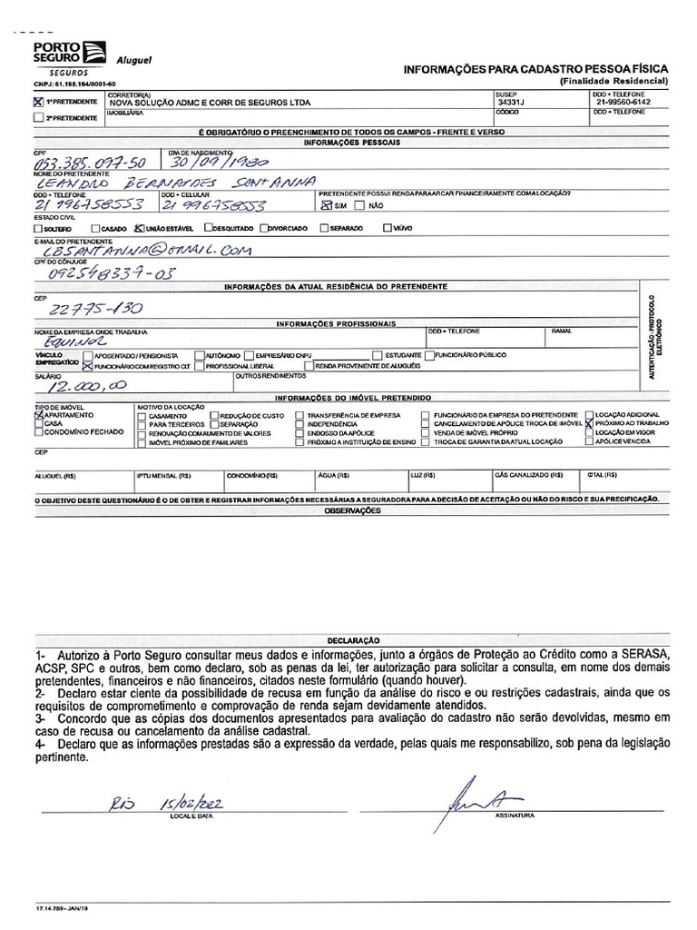 FORMULÁRIO | PDF
