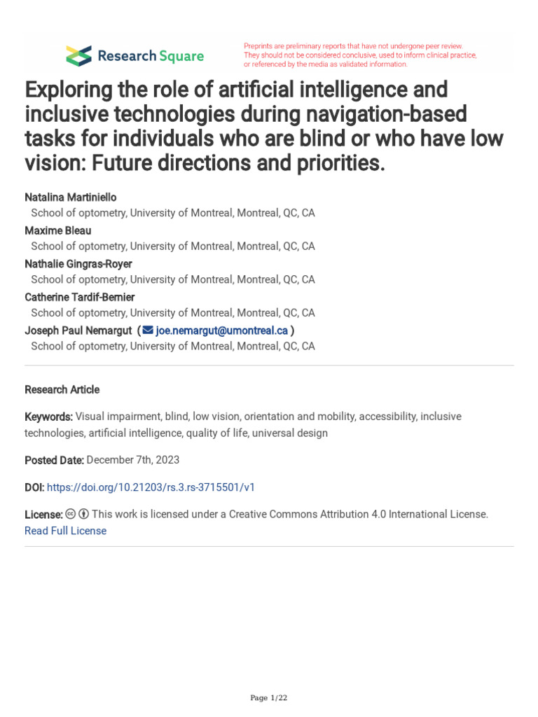 4 | PDF | Visual Impairment | Accessibility