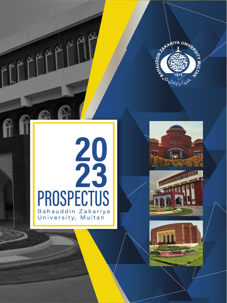 Prospectus 2023 Bzu Multan | PDF | Art