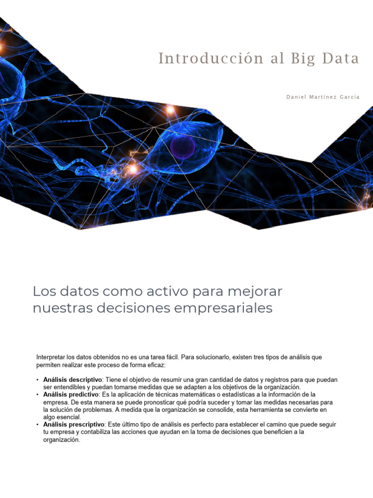 1 Introduccion Al Big Data | PDF | Aprendizaje automático | Matlab