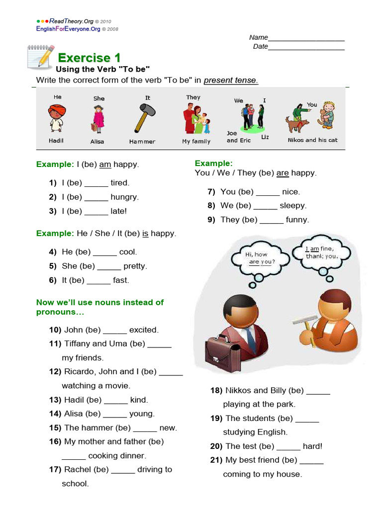 To Be - Present Simple (Muito Bom) | PDF | Languages | Foreign Language Studies