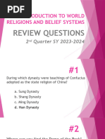 Intro-to-Religion-With-Answer-Key-and-TOS Exam First Quarter | PDF ...