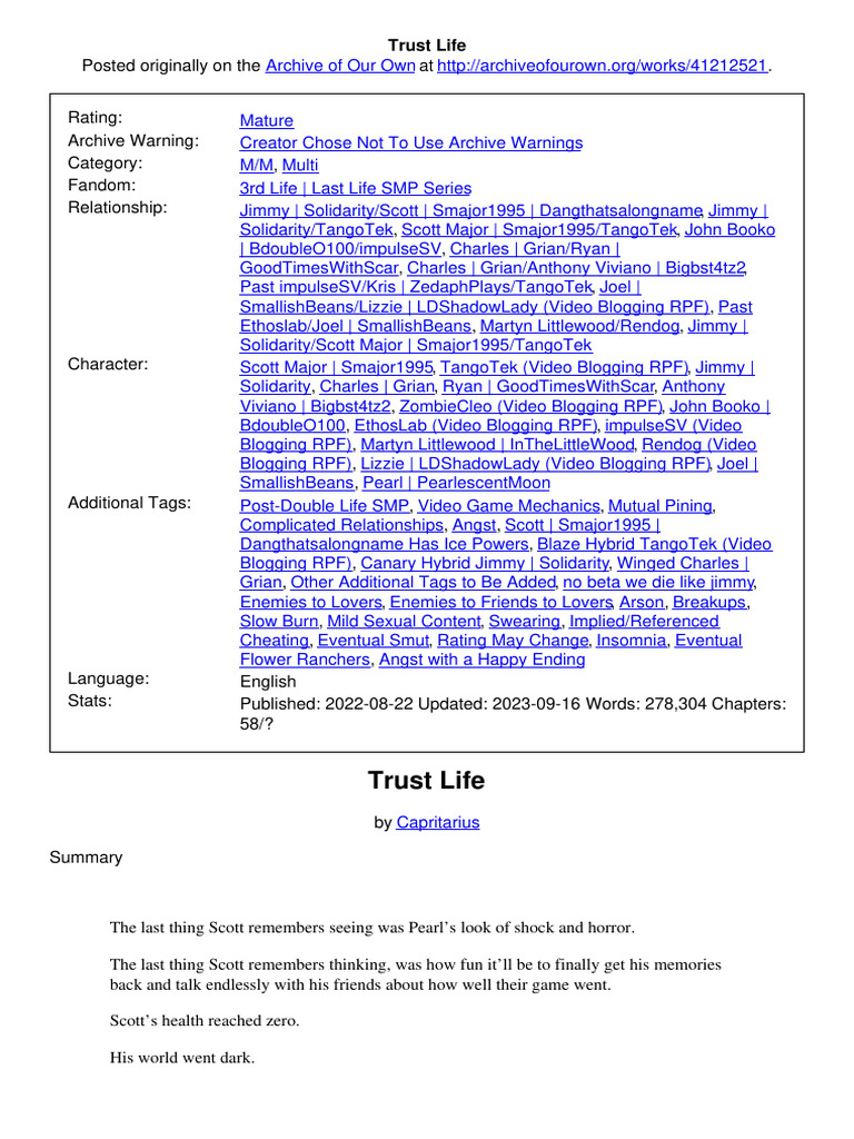 Trust Life | PDF | Gambling | Feeling