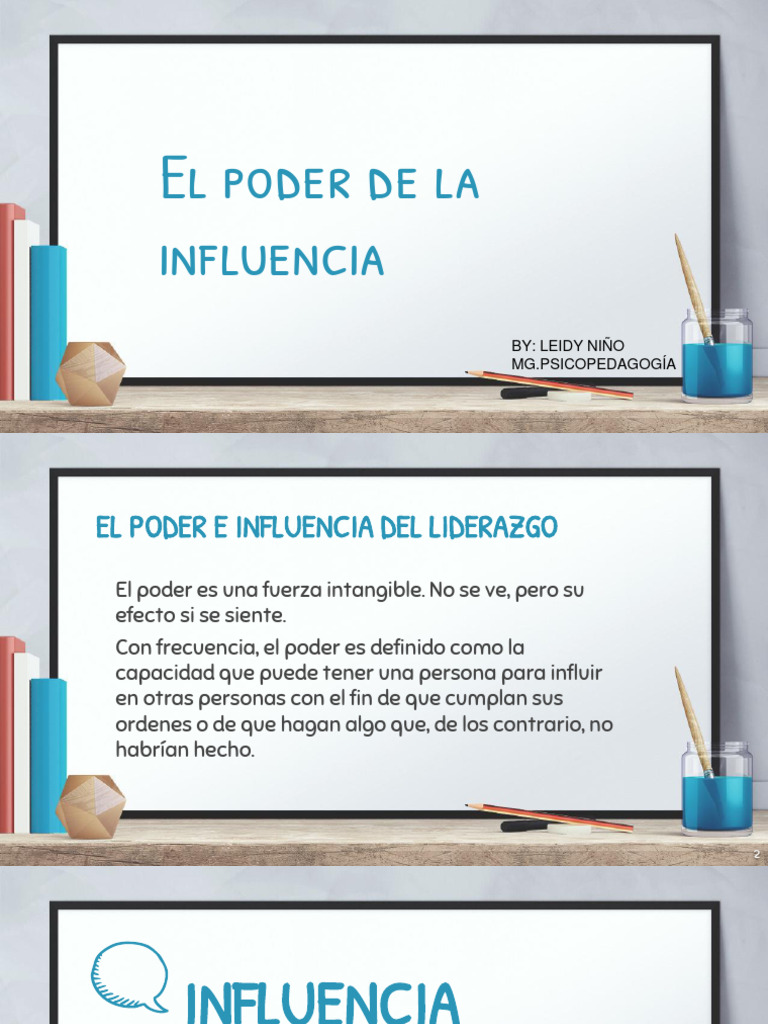 El Poder de La Influencia | PDF | Liderazgo