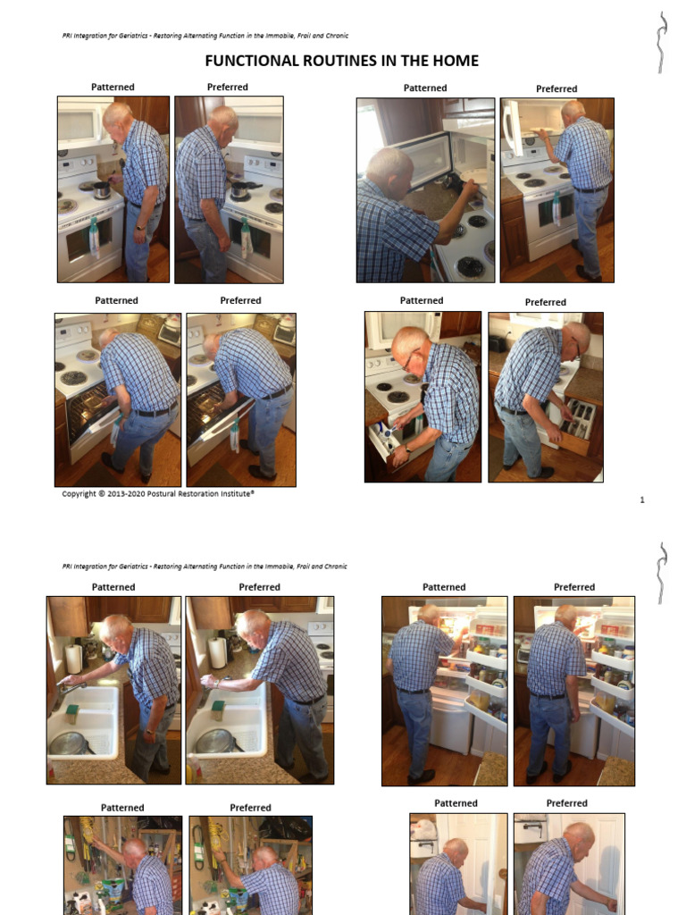 Handout 1 - Functional Routines Handout | PDF | Geriatrics | Gerontology