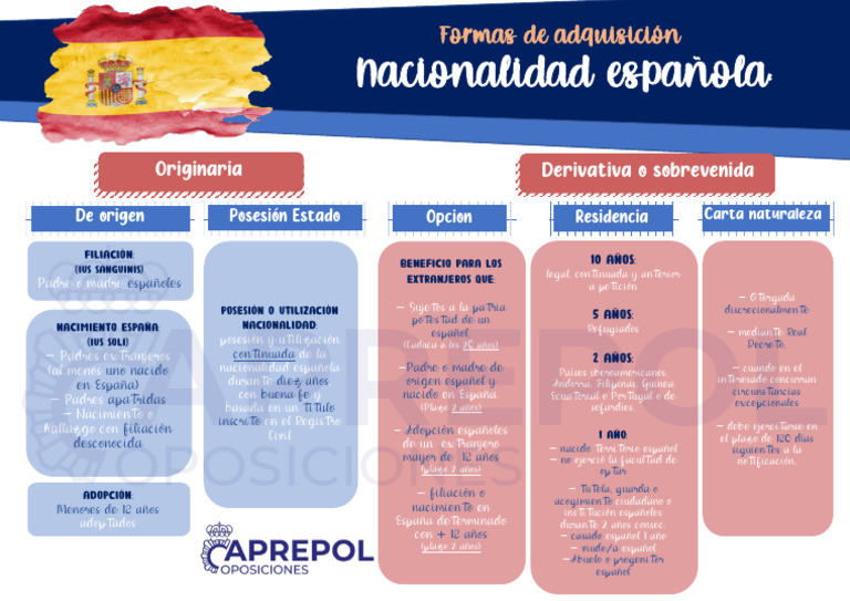 Tema 01 - Esquema Nacionalidad Española | Descargar gratis PDF | Crimen y violencia | Justicia
