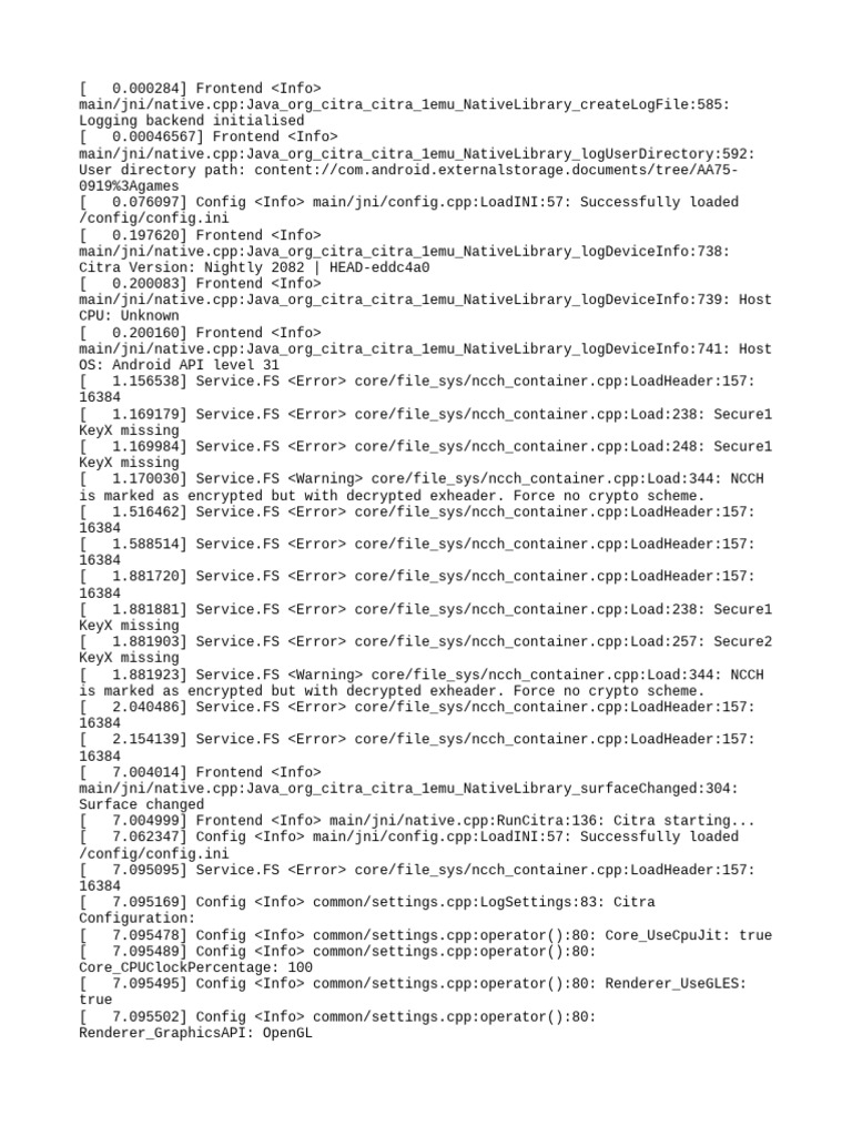 Citra Loggggfddg - Txt.old | Download Free PDF | Encryption | Software Engineering