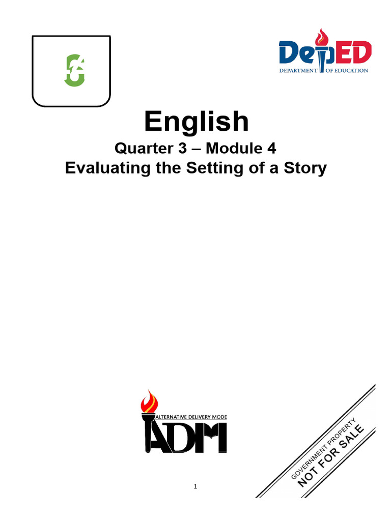 4.-ENG6 Q3 Module-4 Mrs.-Sevcik | PDF | Learning