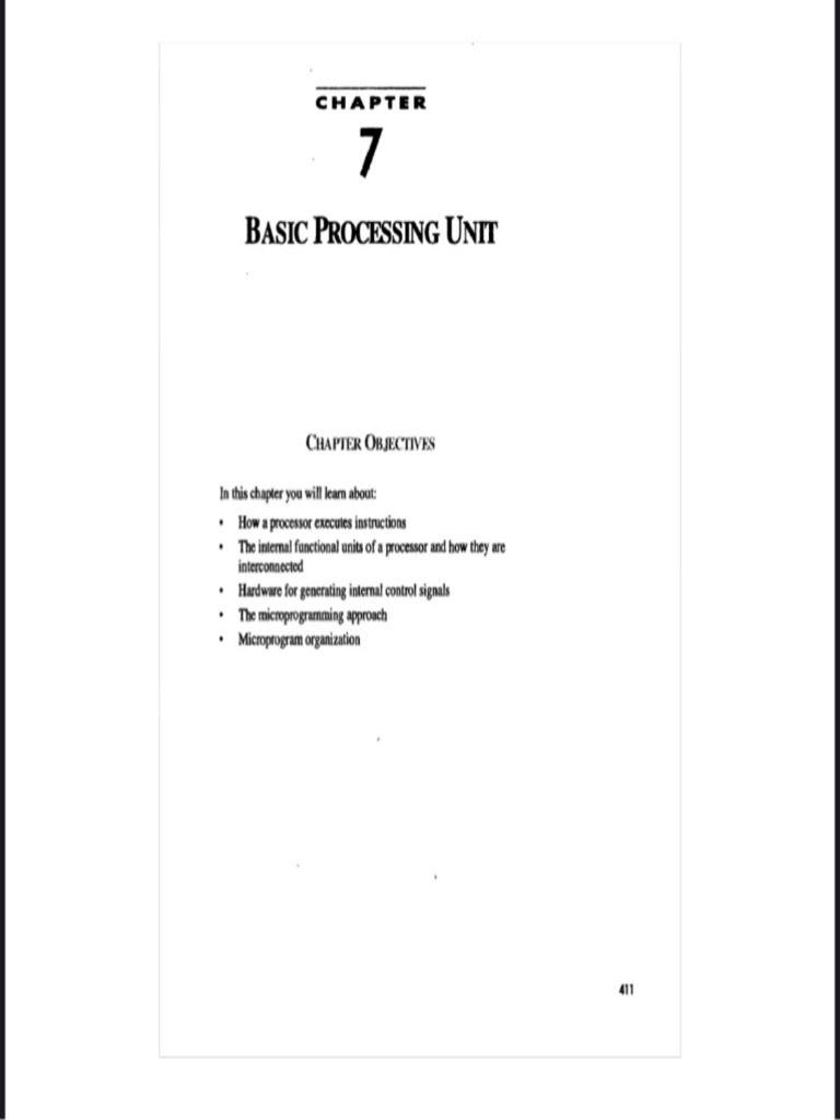 Basic processing units | PDF