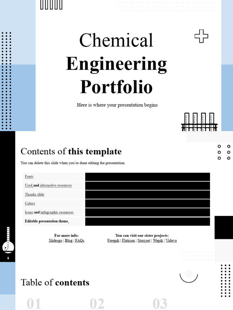 Chemical Engineering Portfolio by Slidesgo | Download Free PDF ...