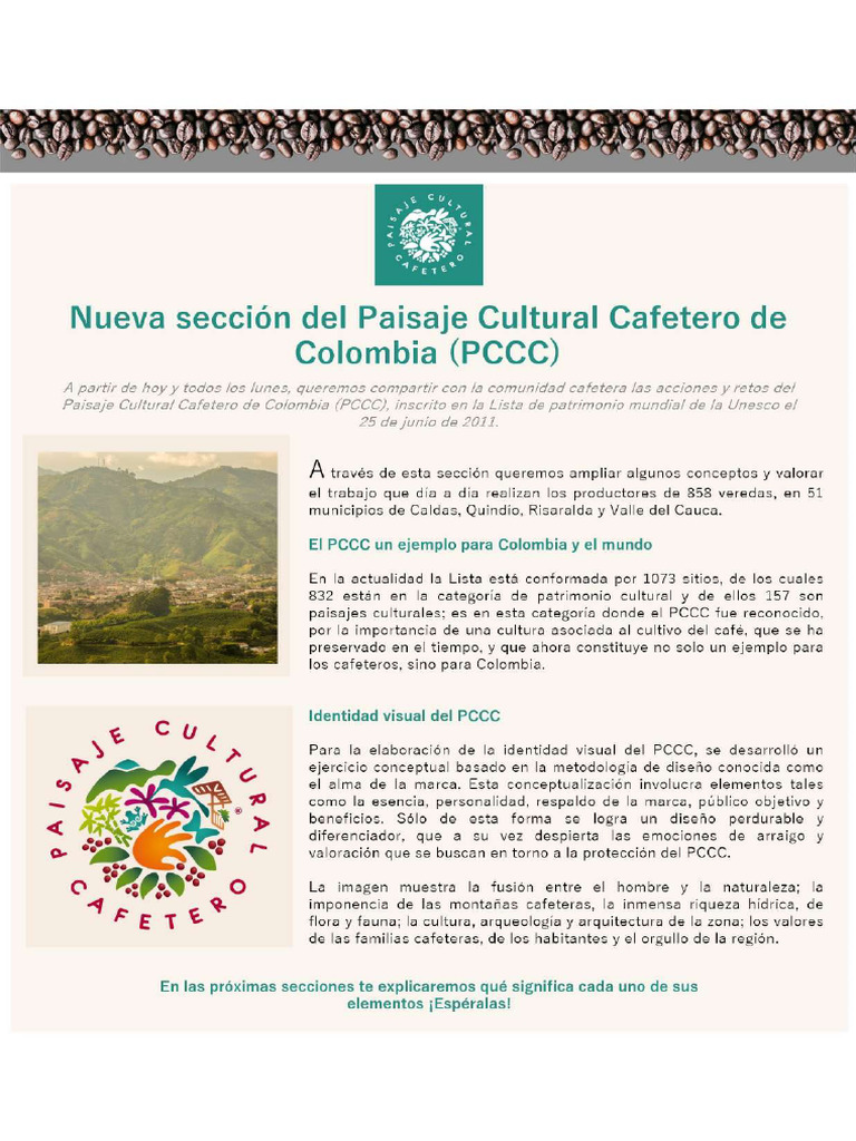 Paisaje Cultural Cafetero | PDF