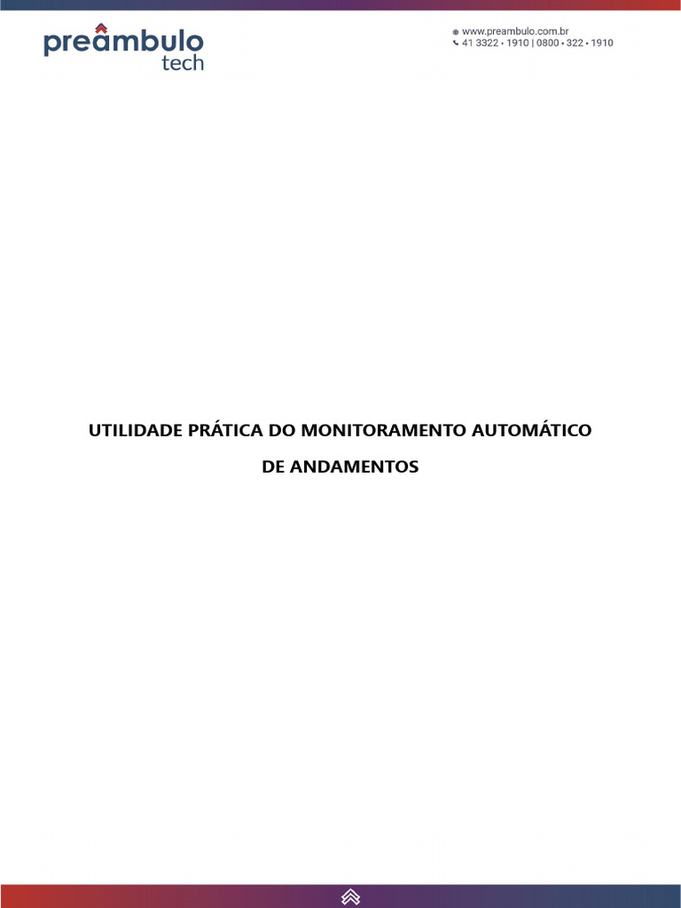 Utilidade Prática Do Monitoramento Automático de Andamentos - Comercial | PDF
