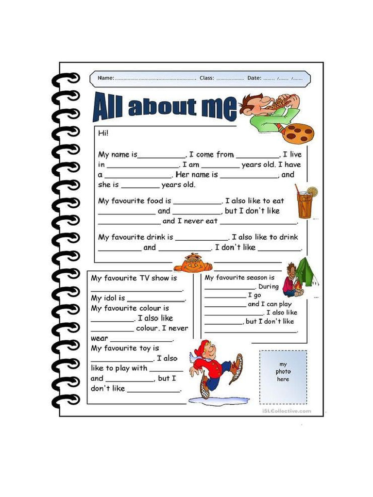 All About Me | PDF