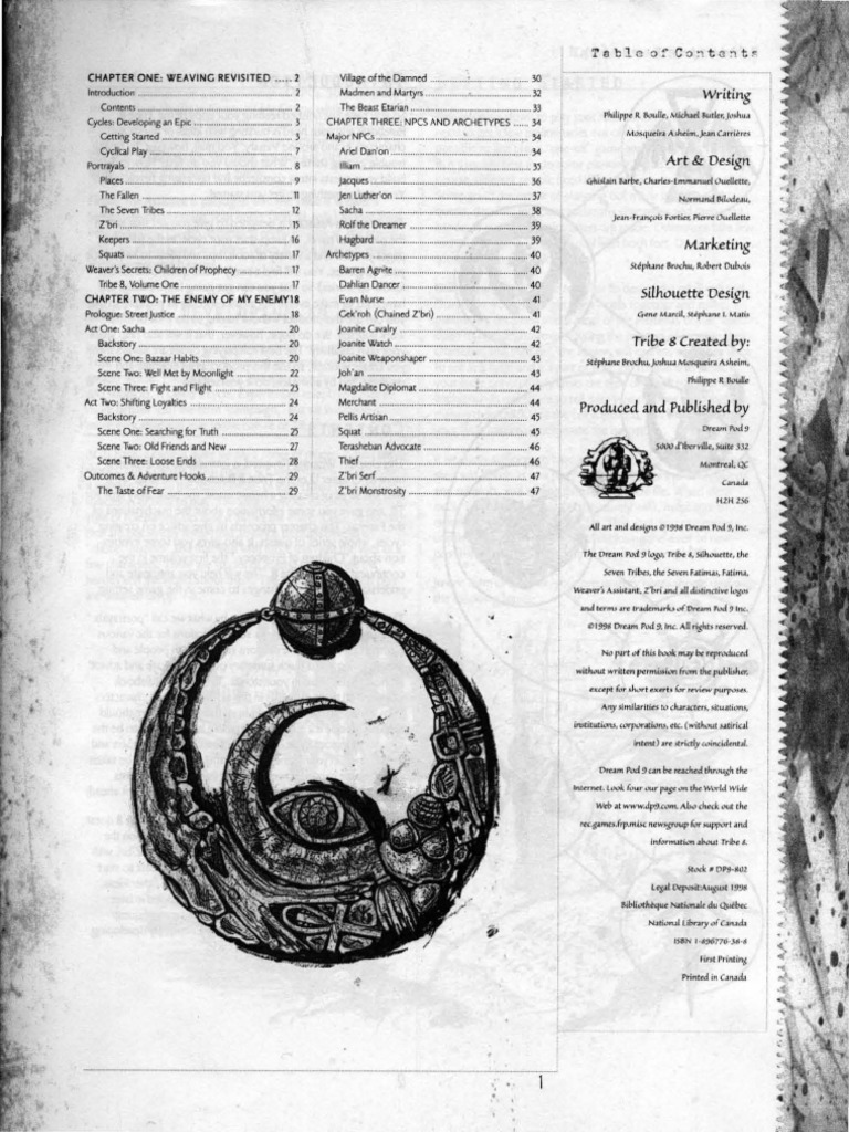 Tribe 8 - Weaver Screen & Adventure | PDF