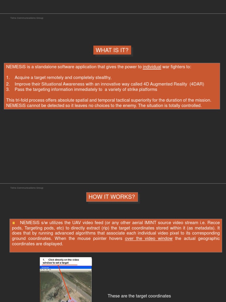 NEMESiS: Stealth Targeting Software | PDF | Unmanned Aerial Vehicle ...