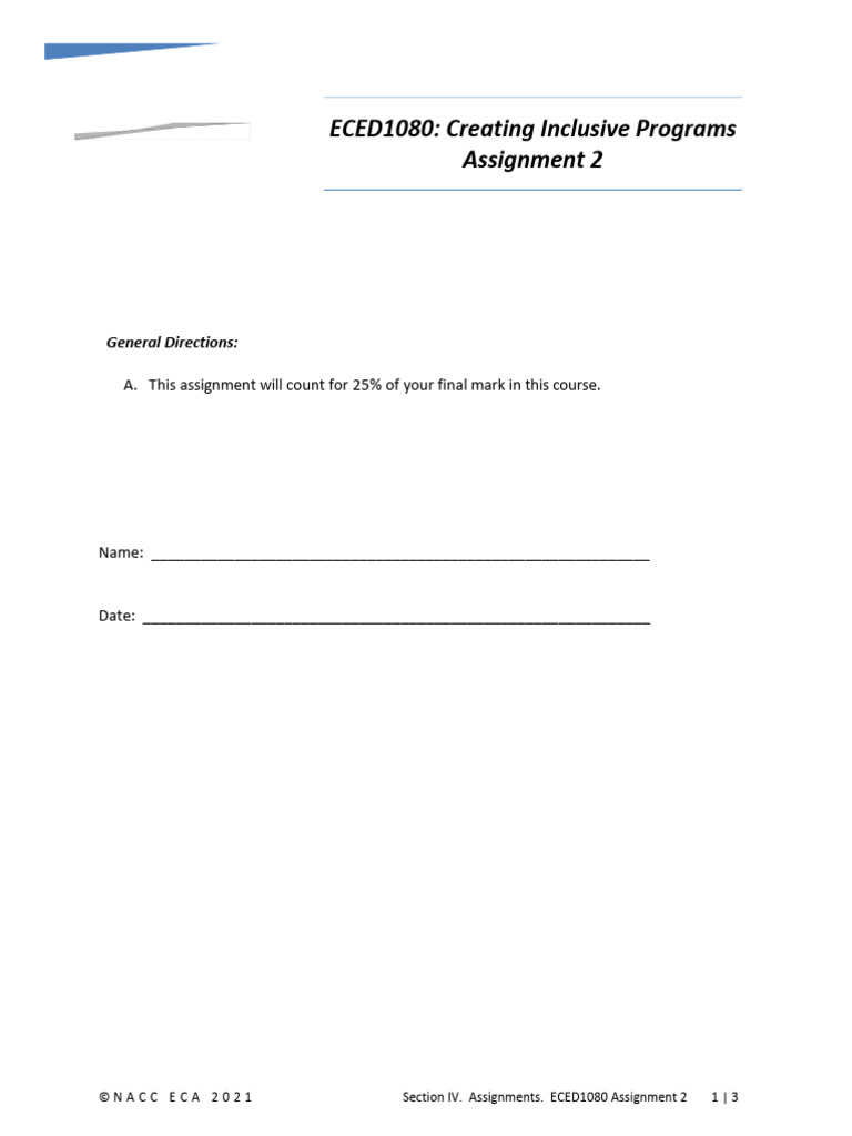 Inclusive Education Philosophy Assignment | PDF | Art