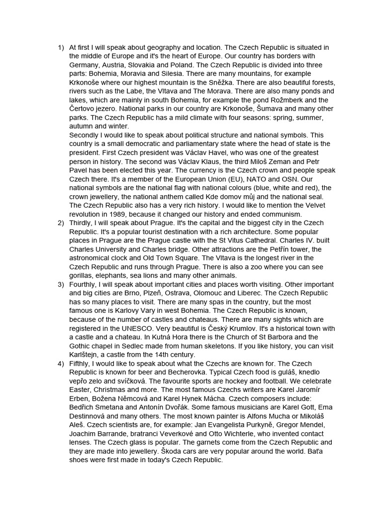 17 The Czech Republic | PDF | Czech Republic