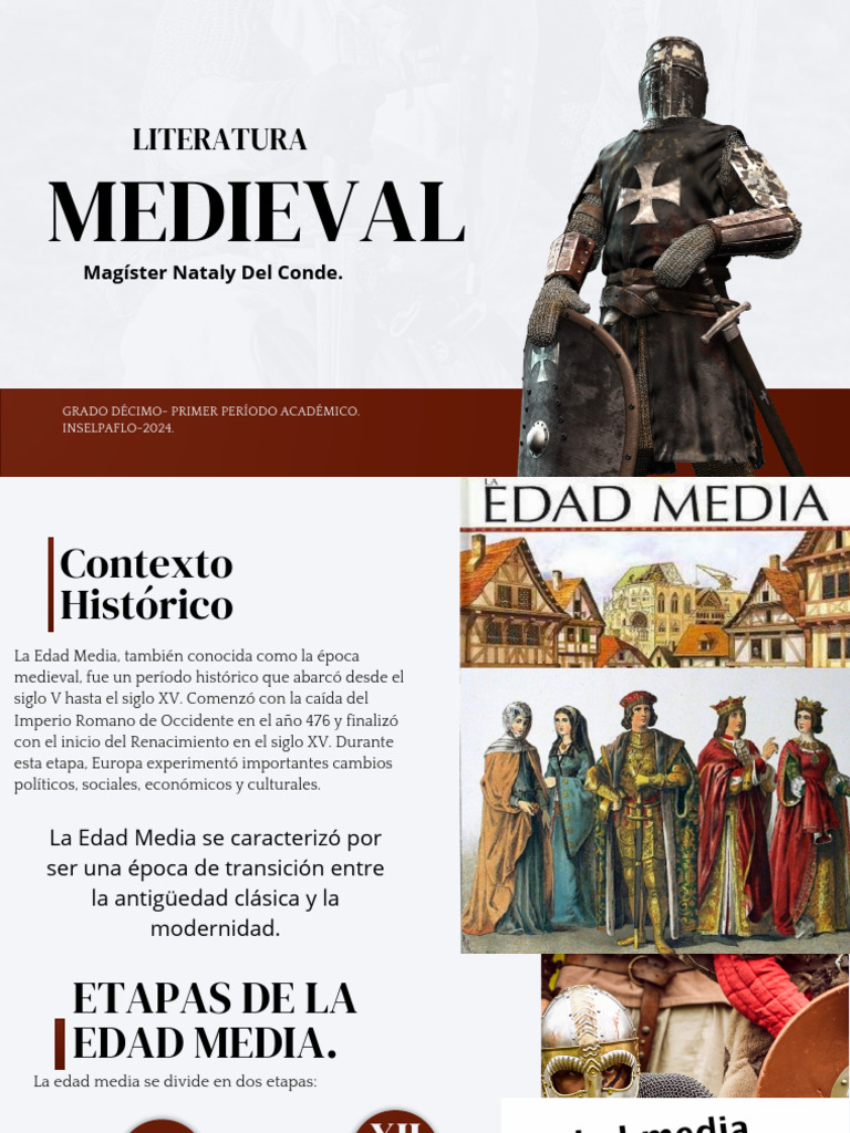 Literatura Medieval: Características y Autores | PDF | Edades medias