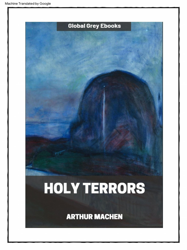 Holy Terrors - Arthur Machen | PDF | Aprendizado | Londres