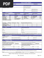 Excavation Work Permit Guide | PDF | Personal Protective Equipment | Safety