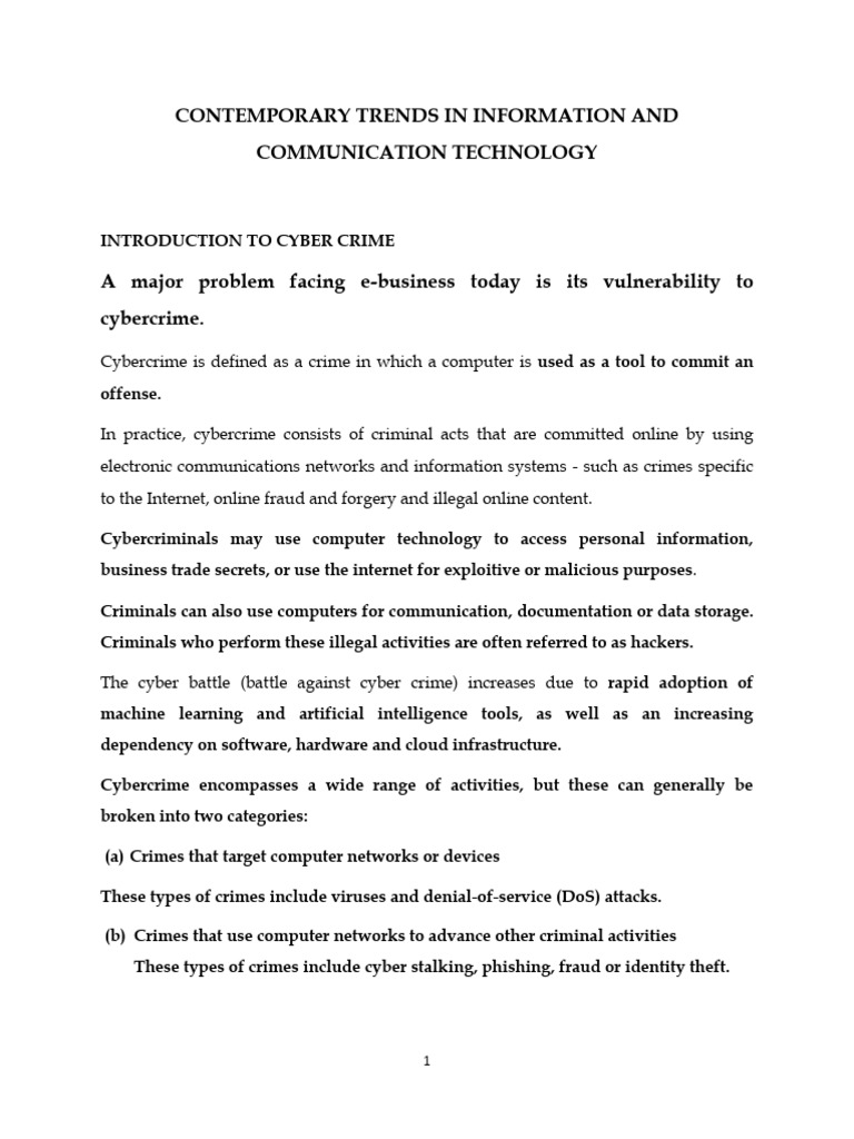 Ict Contemporary Trends in Information and Communication Technology ...