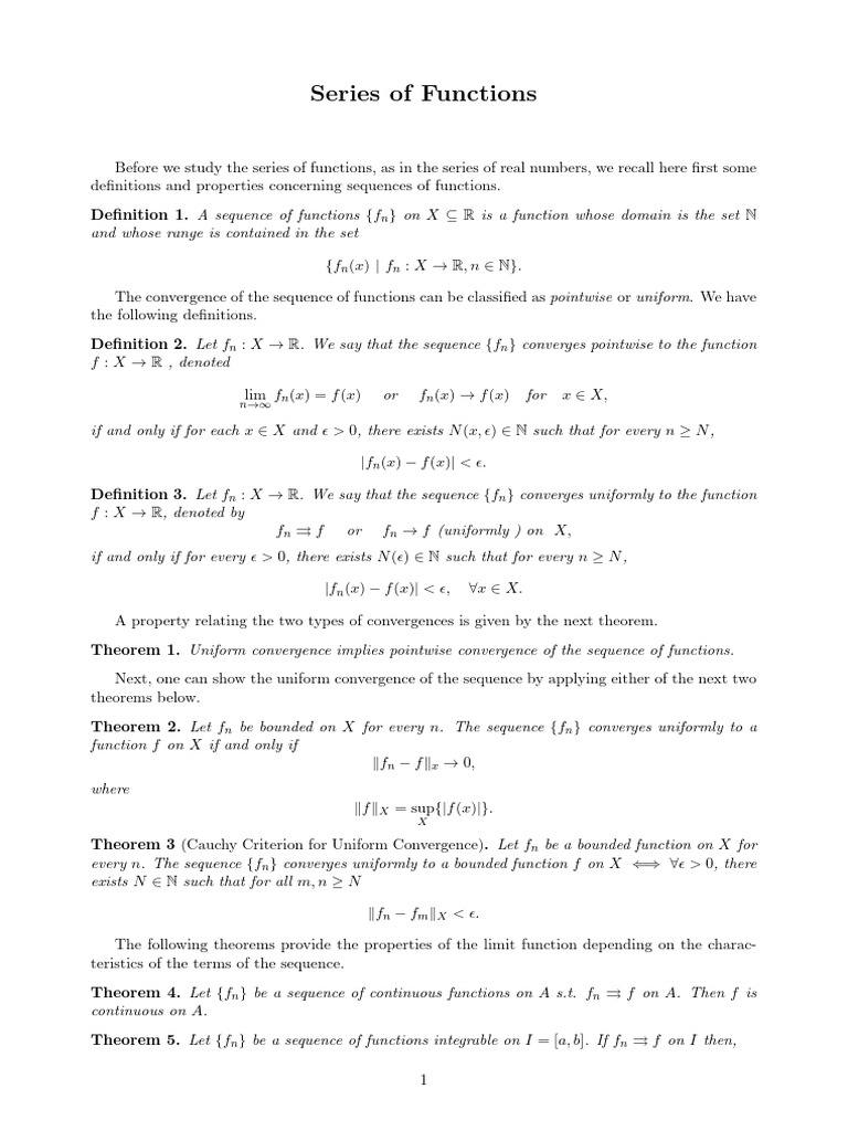 I4-Series of Functions-Readings | PDF | Limit (Mathematics) | Function (Mathematics)