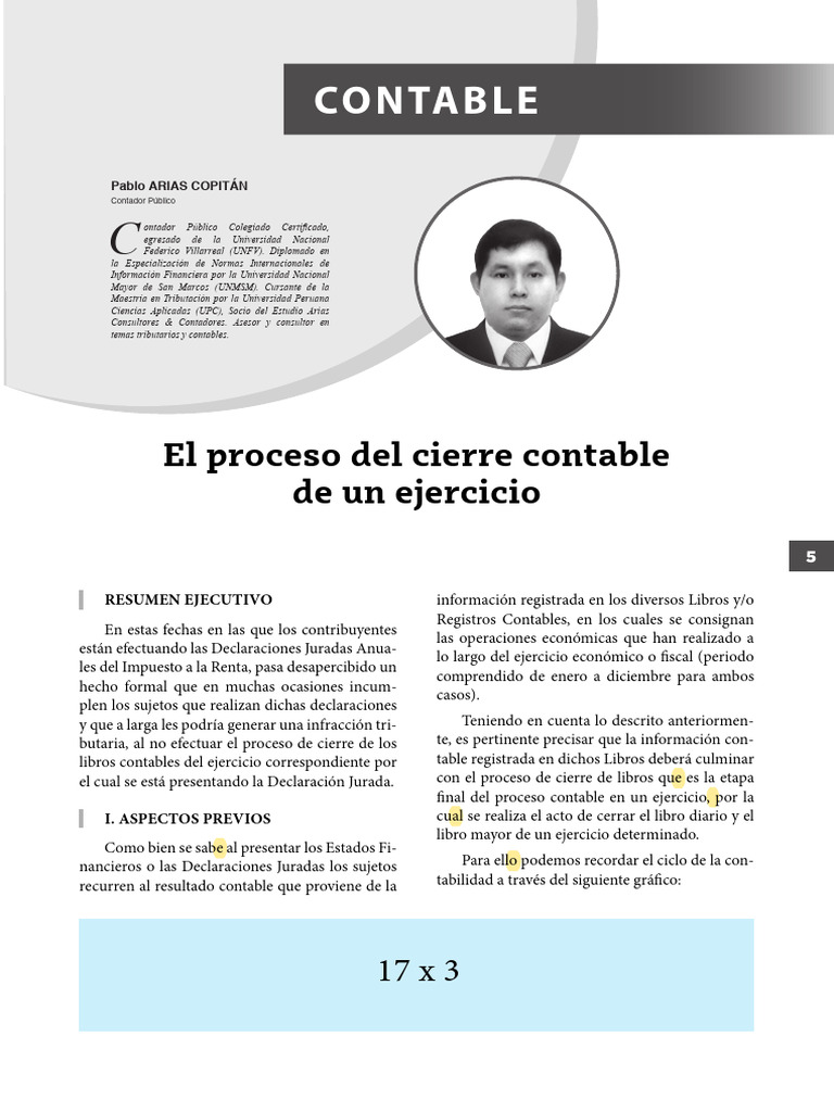 Cierre Contable: Guía Práctica 2023 | PDF | Contabilidad | Impuestos