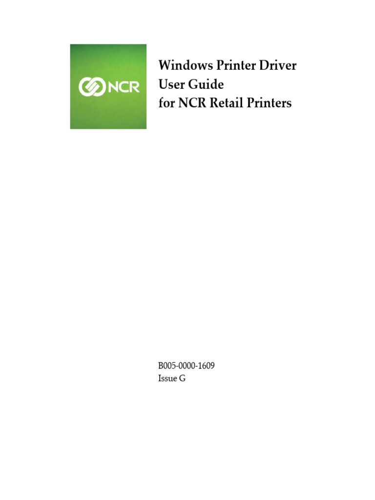 NCR Manual Printer 18-I-2024 | PDF | Printer (Computing) | Library ...
