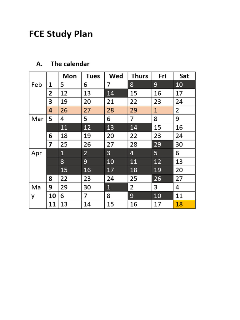 Study Plan Compilation | PDF | Vocabulary | Cognition
