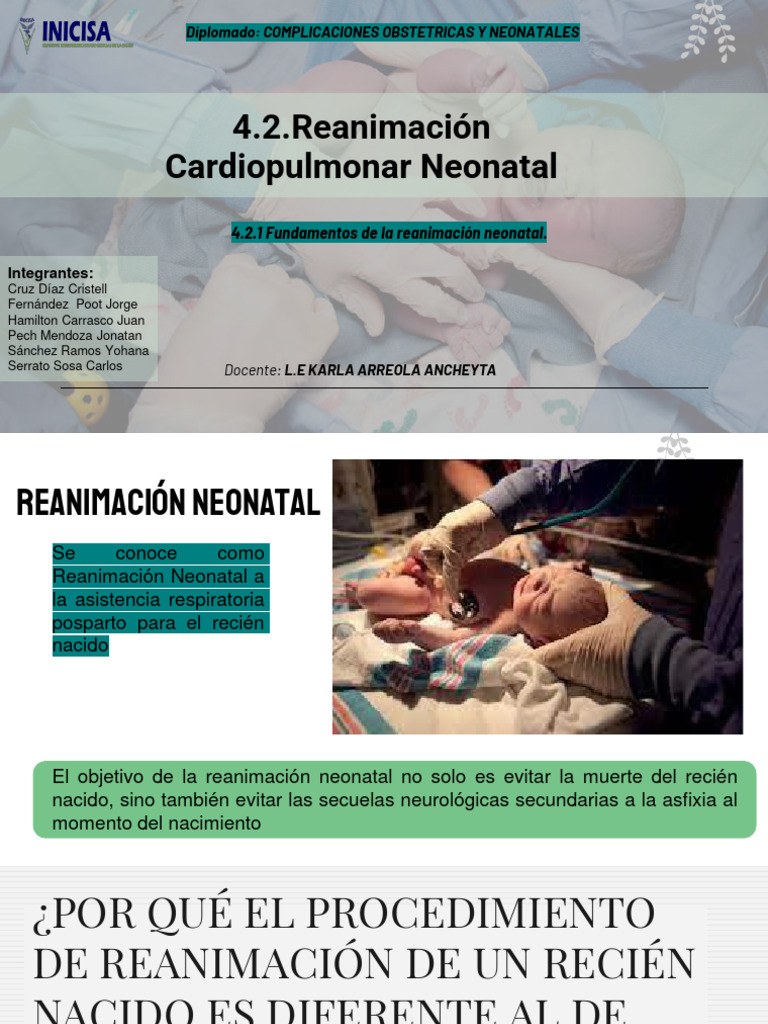 RCP NEONATAL (1) | PDF | Reanimación cardiopulmonar | Feto