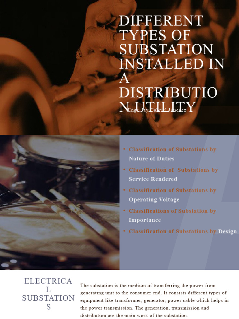 Different Types of Substation Installed in A Distribution Utility | PDF ...