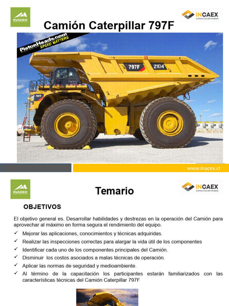Camion Cat 797f | PDF | Camión | Turbocompresor