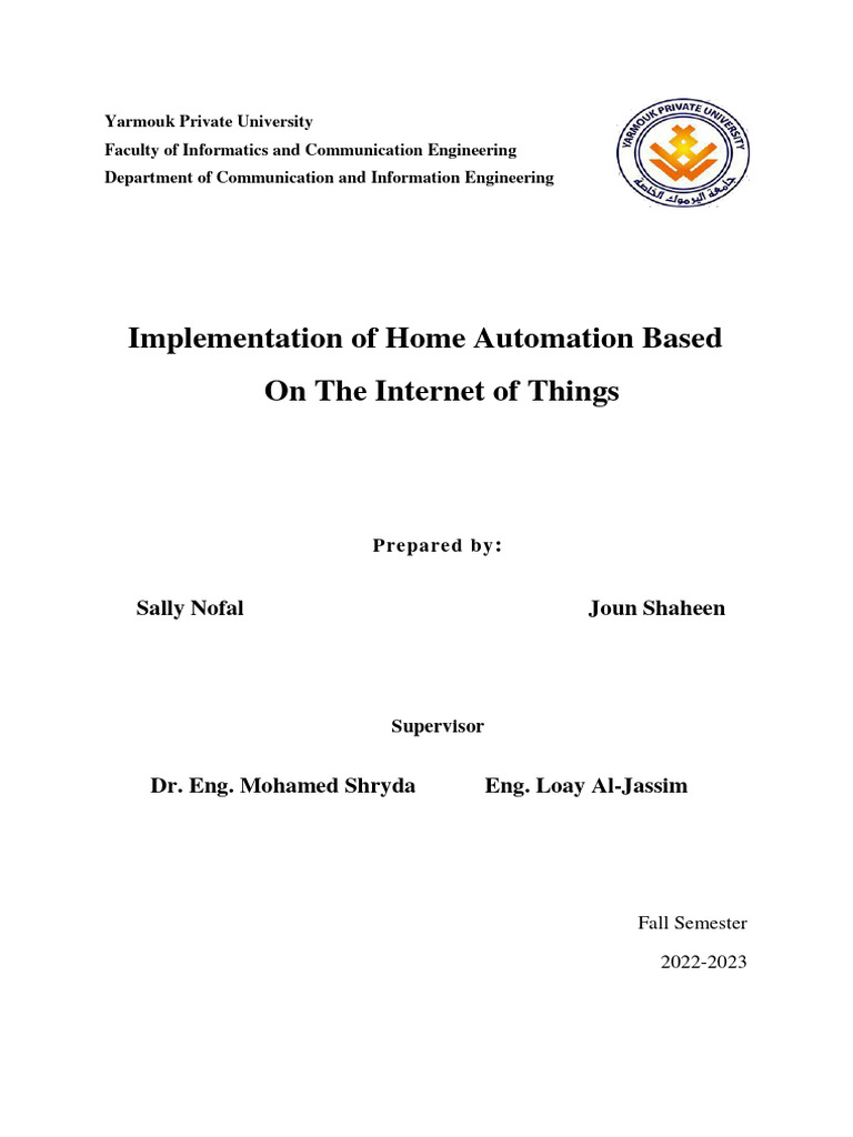 Iot Fainal | PDF | Internet Of Things | Wireless Sensor Network