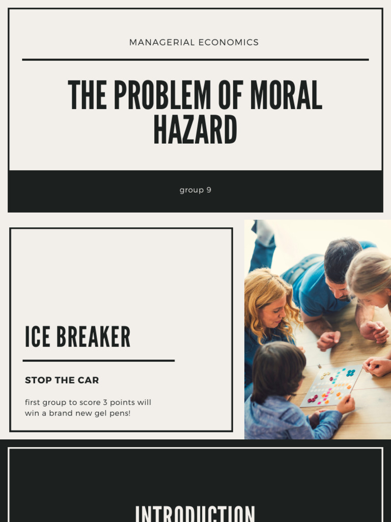 The Problem of Moral Hazard | PDF | Moral Hazard | Loans