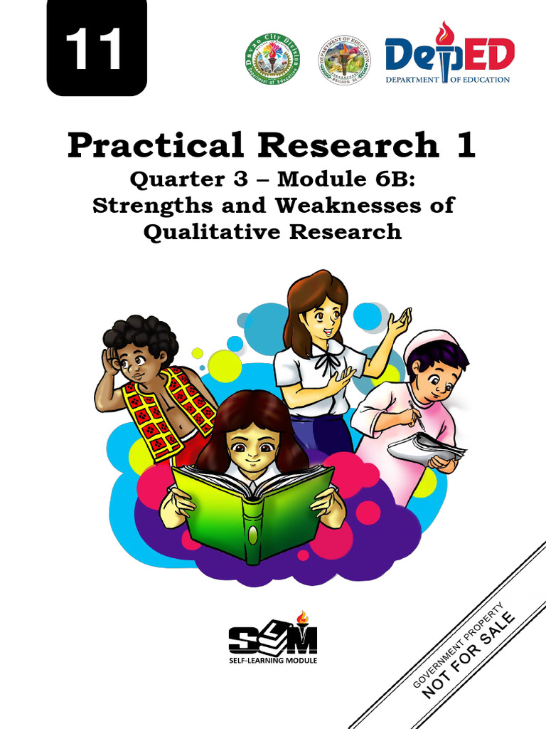 Q3 Practical Research 1 Module 6B W2 | PDF | Qualitative Research | Learning